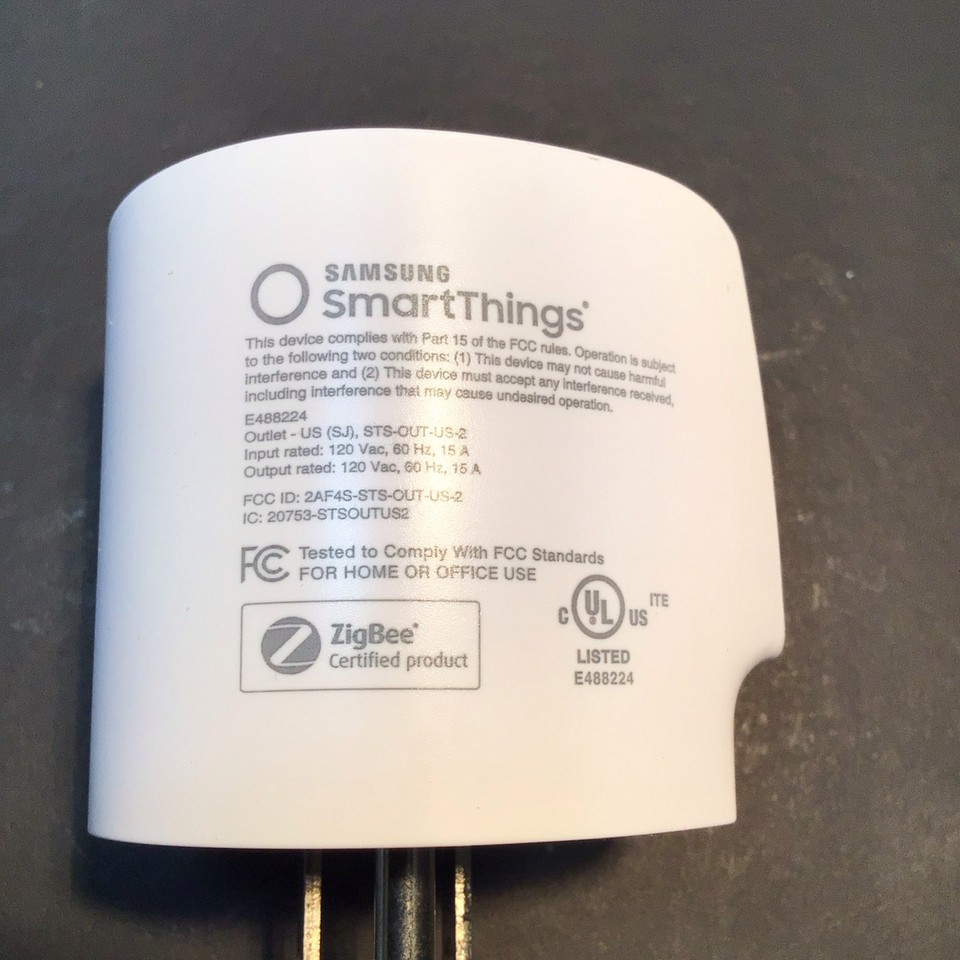 Lot Of 6: SAMSUNG SMARTTHINGS Smart Outlet, Genuine Zigbee - 6 BUNDLE ...