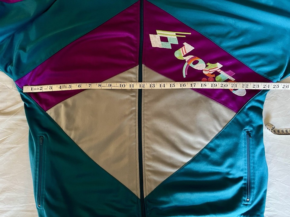 Lotto Vintage Tracksuit Top Purple Jacket XL Blue | eBay UK