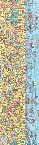 Fruity Griptape (9"x33") Where's Wally On The Beach | eBay