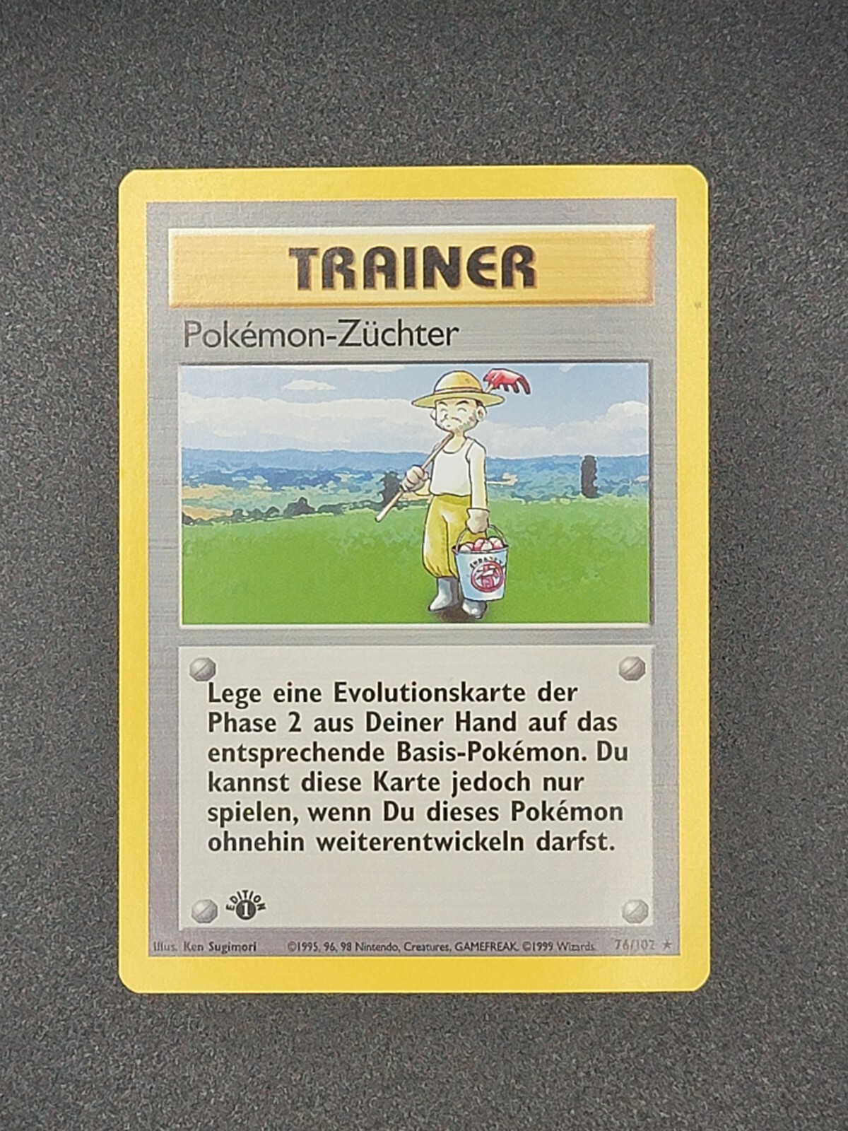 Pokemon GERMAN Base Set 1st EDITION Pokemon Breeder (Pokemon-Zuchter ...