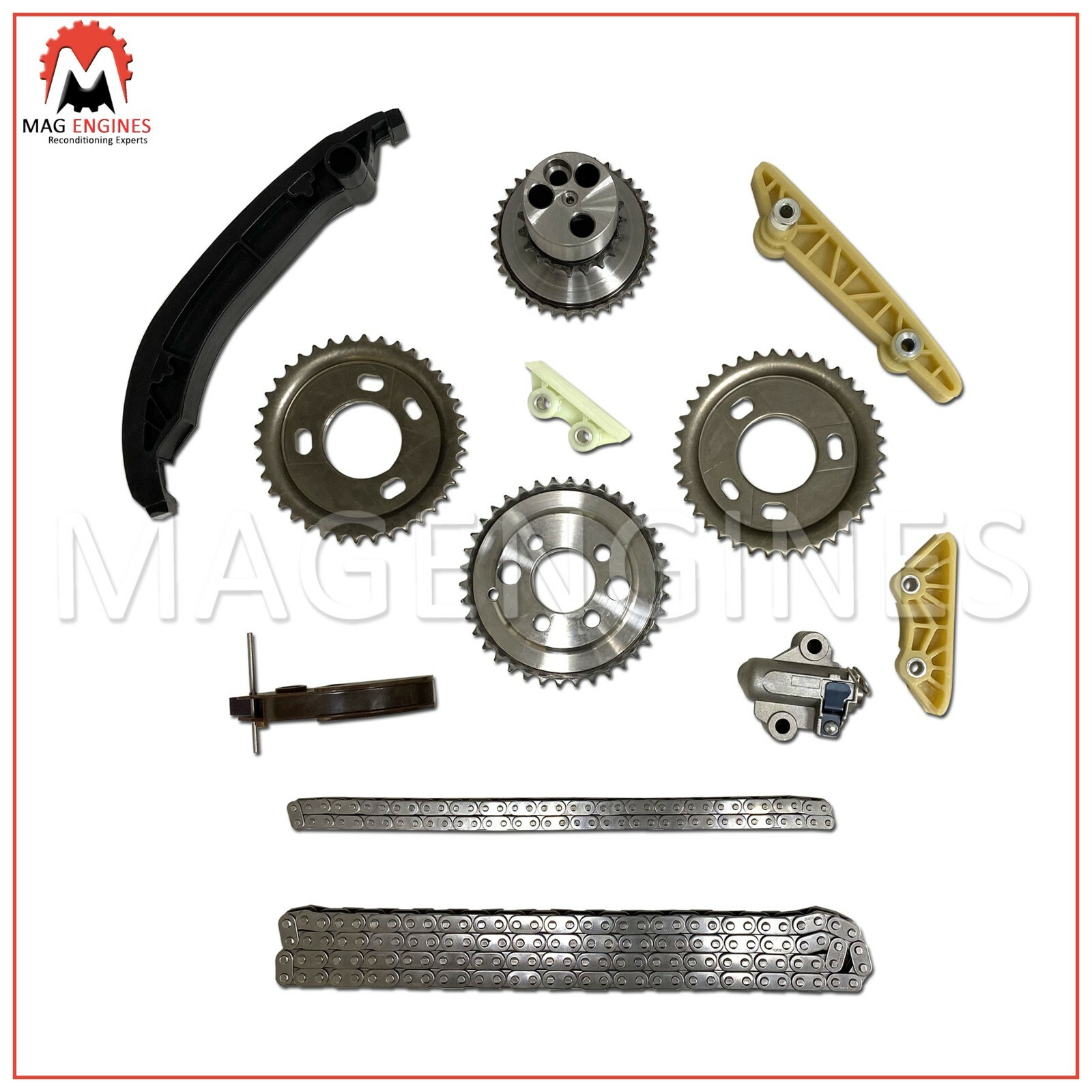 TIMING CHAIN KIT FOR MAZDA BT-50 FORD TRANSIT MK7 MK8 & LAND ROVER ...