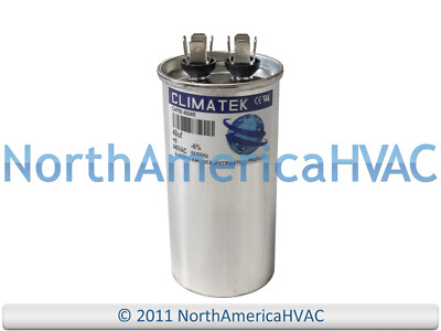 Climatek Motor Run Capacitor 40 uF MFD 440 Volt Round Fits Packard ...