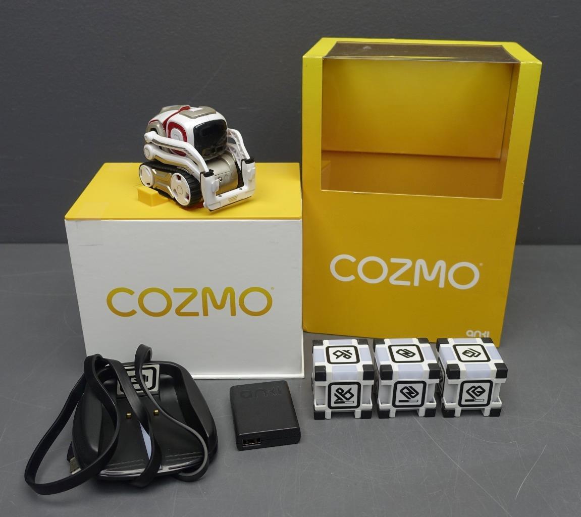 Anki Cosmo Electronic Interactive Robot Toy + Charger 3 Cubes Tested ...