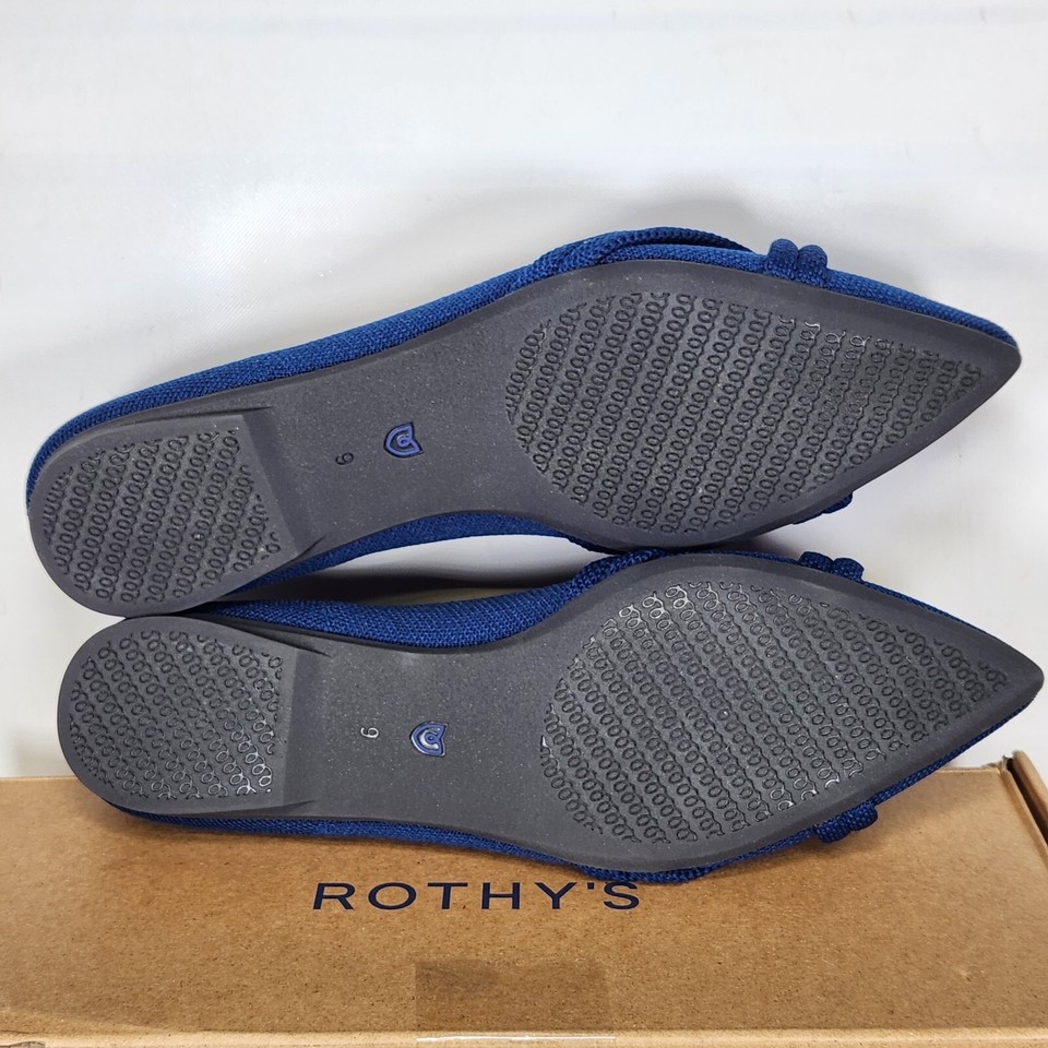Size 9 - Rothys The Knot Point II - Ocean Blue | eBay