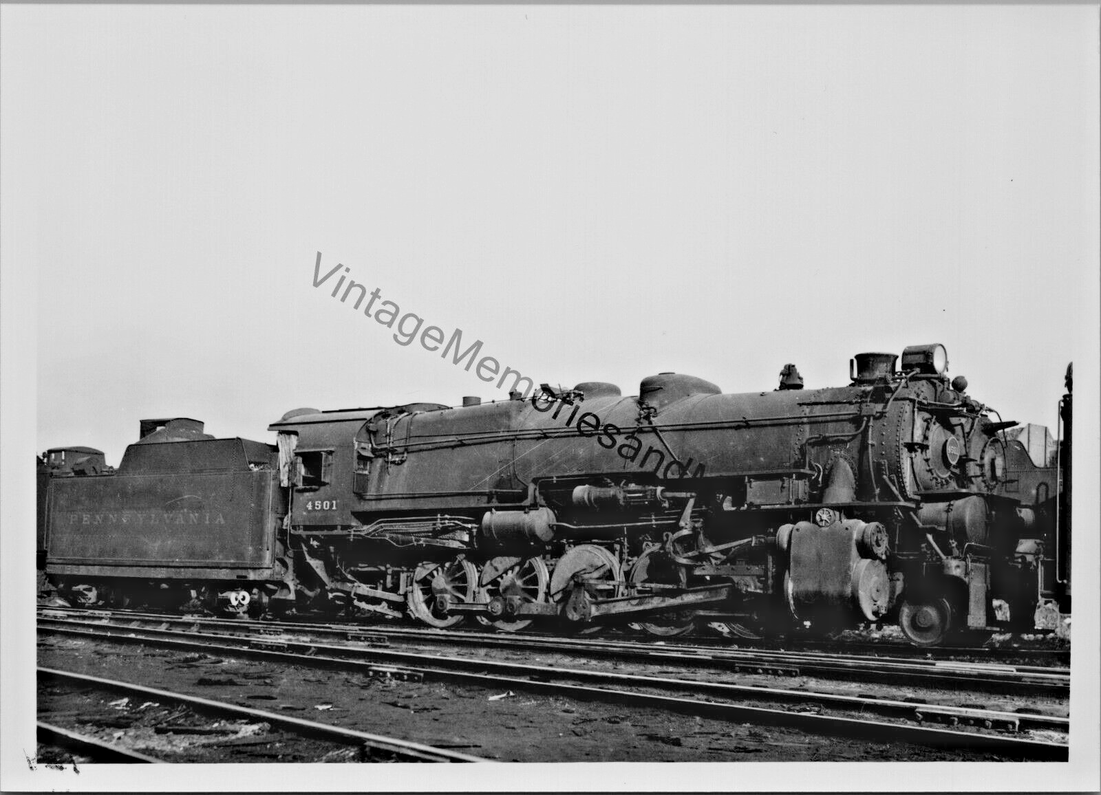 Vintage Pennsylvania Railroad PR - 4501 Steam Locomotive 5"X7" Real Photo T2-155 | eBay