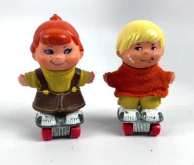 Vtg 1970 Mattel Small Shots Dolls On Roller Skates Breezy Bridget ...