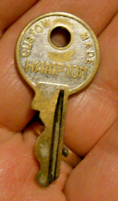 Vintage Old Hampton Custom Made Padlock Lock Key # 1441 | eBay