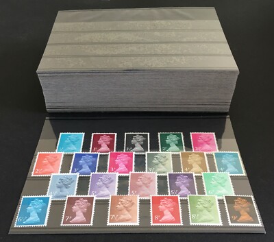 NEW 4 Strip Stamp Stock Cards with Clear Film Cover Stockcards 158mm x ...
