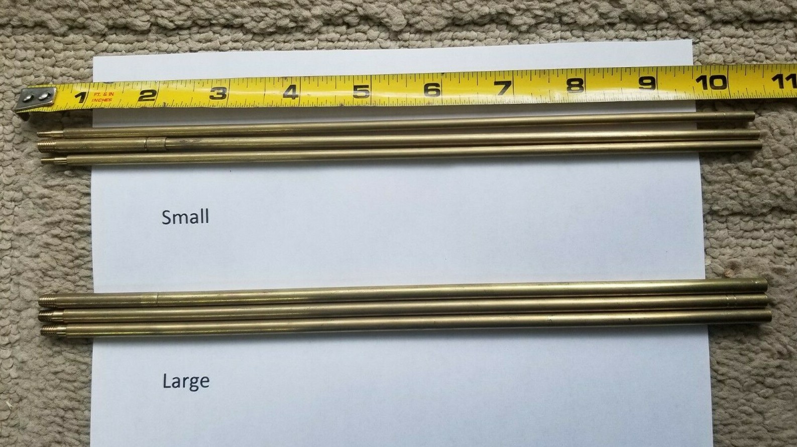 DAC Gunmaster Solid Brass Gun Cleaning Rods Handle for Pistol or Rifle ...