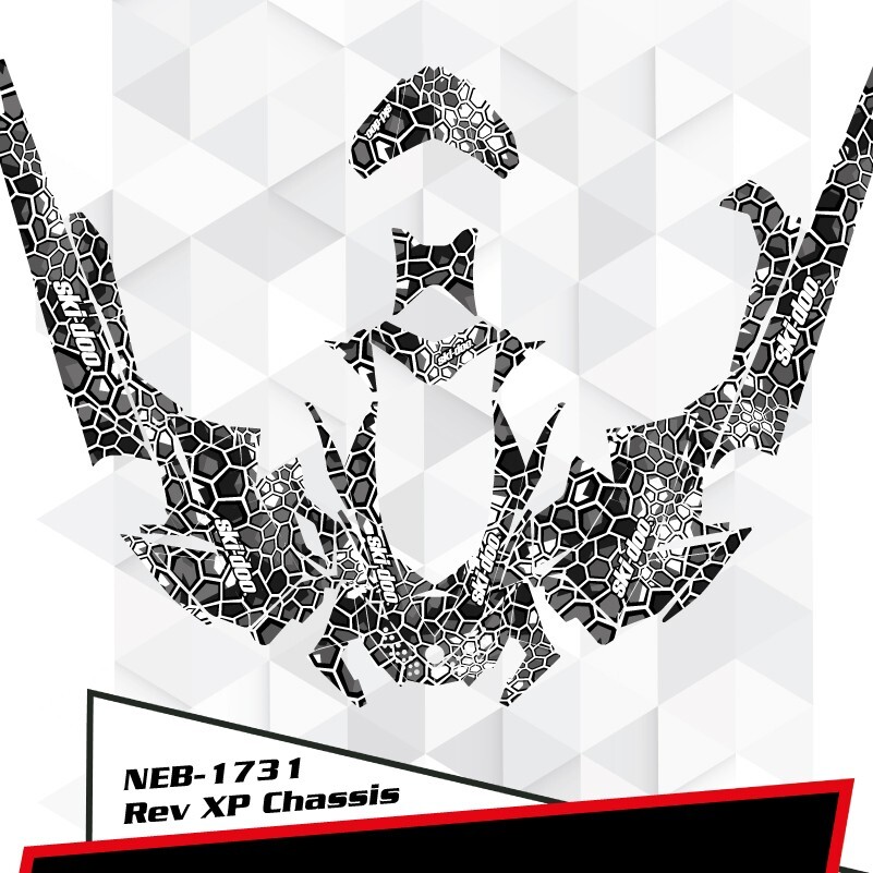 FOR SKI-DOO REV XP SUMMIT MXZ RENEGADE GSX TNT 08-12 WRAP DECALS KIT ...