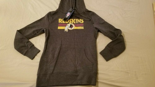 New Washington Redskins Hoodie Sweater S Small Gray Cotton Athletic ...