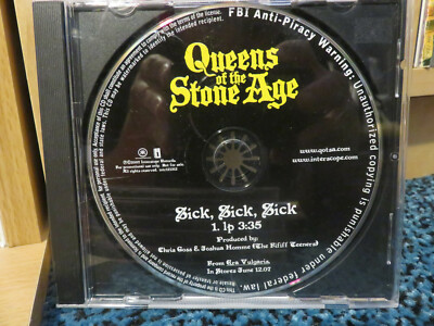 QUEENS OF THE STONE AGE - SICK SICK SICK - US PROMO CD SINGLE - VERY ...