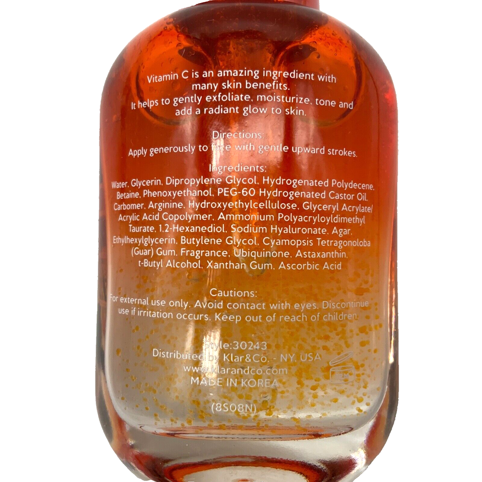 Korean Beauty Elixir Vitamin C Brightening Facial Serum | eBay