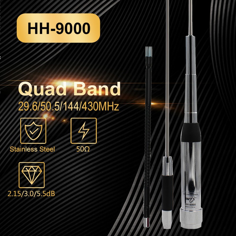 HH-9000 Quad Band Mobile Antenna for TYT TH-9800 TH-7800 Car 2-Way ...