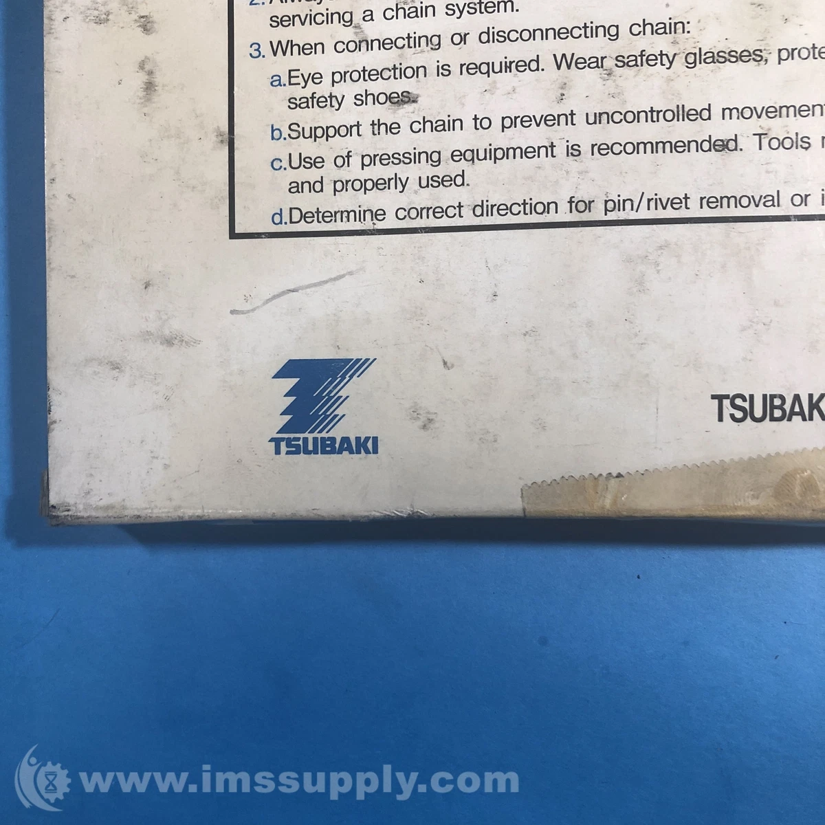 Tsubaki RF 80 RP Roller Chain, 10 Feet IMS Supply, 60% OFF