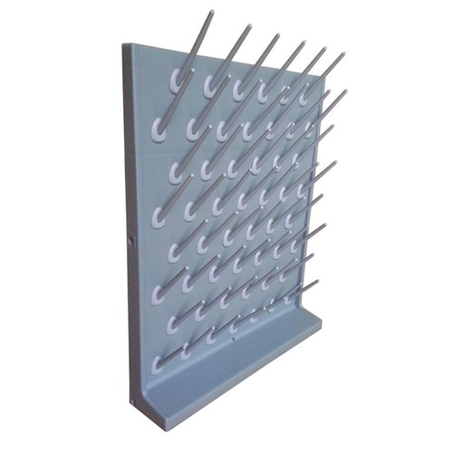 27 Pegs Laboratory Drying Rack Lab Draining Peg Board Rack Wall Mount ...