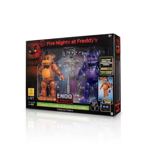 Five Nights at Freddys Classic Freddy & Shadow Freddy Endo-01 Jazwares ...