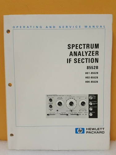 HP / Agilent 08552-90088 8552B Spectrum Analyzer IF Section Ops/Svc ...
