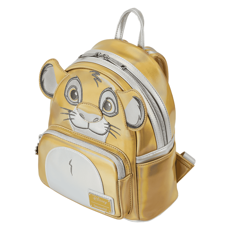 Disney100 Lion King Simba Platinum Loungefly Backpack - NEW | eBay