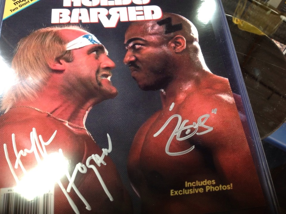 Tiny Lister Zeus Hulk Hogan Signed WWF No Holds Barred 8x10 Glossy ...
