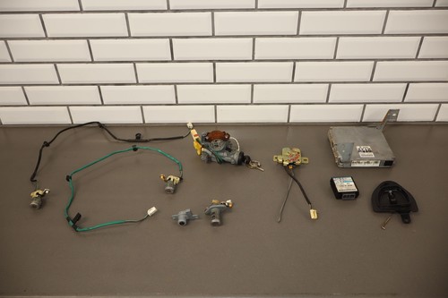 01-02 Mazda Miata NB 9 Pc Keyless Entry Kit ECU-Ignition-LockCylinders ...