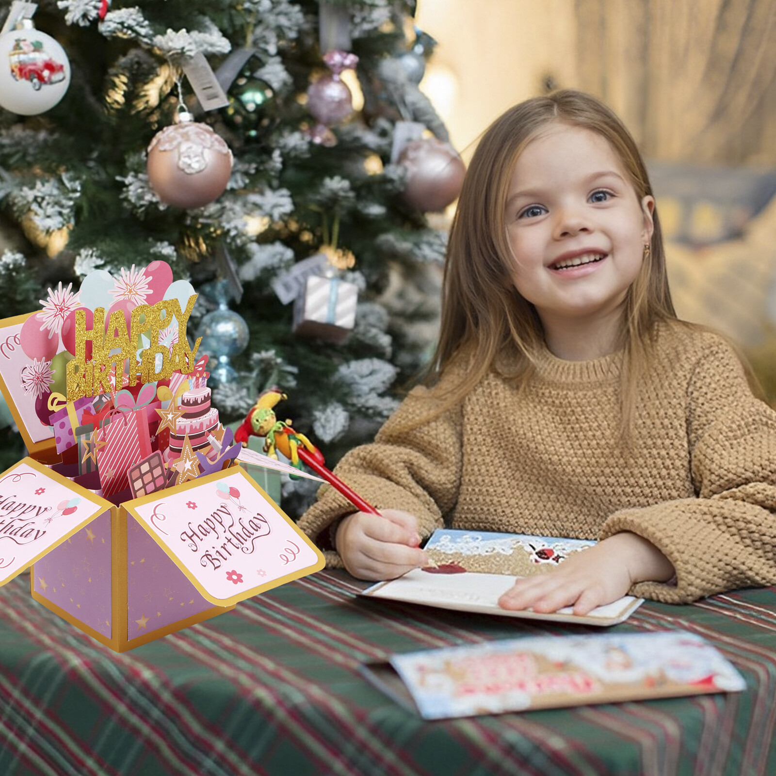 3Pcs Happy Birthday Pop Up Card for Girl Boy Funny 3D Pop Up Birthday ...