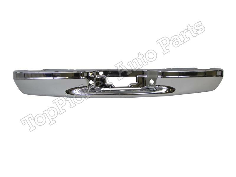 Rear Bumper Chrome Face Bar Step Pad Bracket Lic Light FOR 97-03 F150 ...