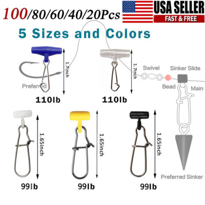 Sinker Slides Extra Wide Snap Sinkers Duo-Lock Snap Large Extra-Wide ...