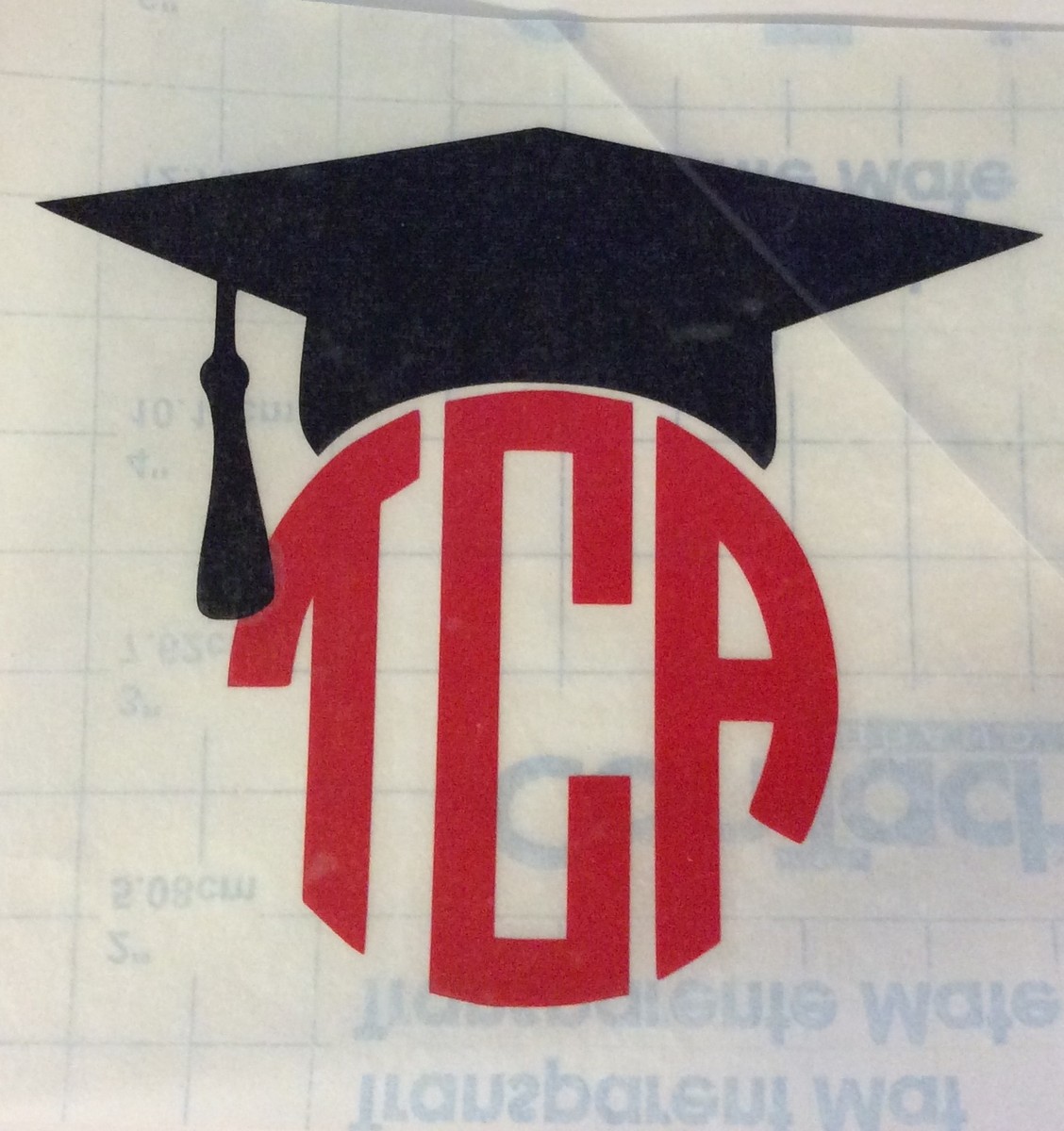 Monogram Graduation Cap