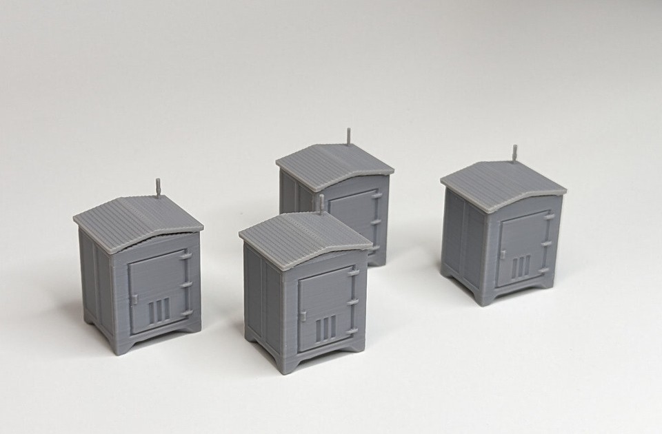 Lot 4 HO Scale Train Signal Boxes Relay 3d Printed | eBay