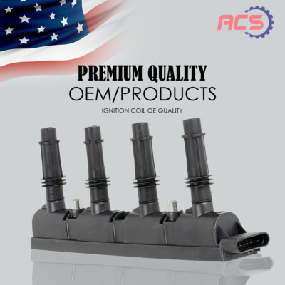 New Ignition Coil for Chevrolet Cruze Sonic Trax 1.4L Turbo 2013 2014 ...
