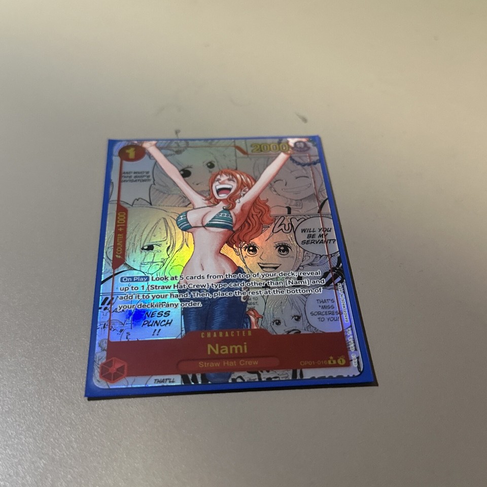 One Piece Card Game - Nami (Manga Alt Art) OP01-016 The Best PRB-01 ...