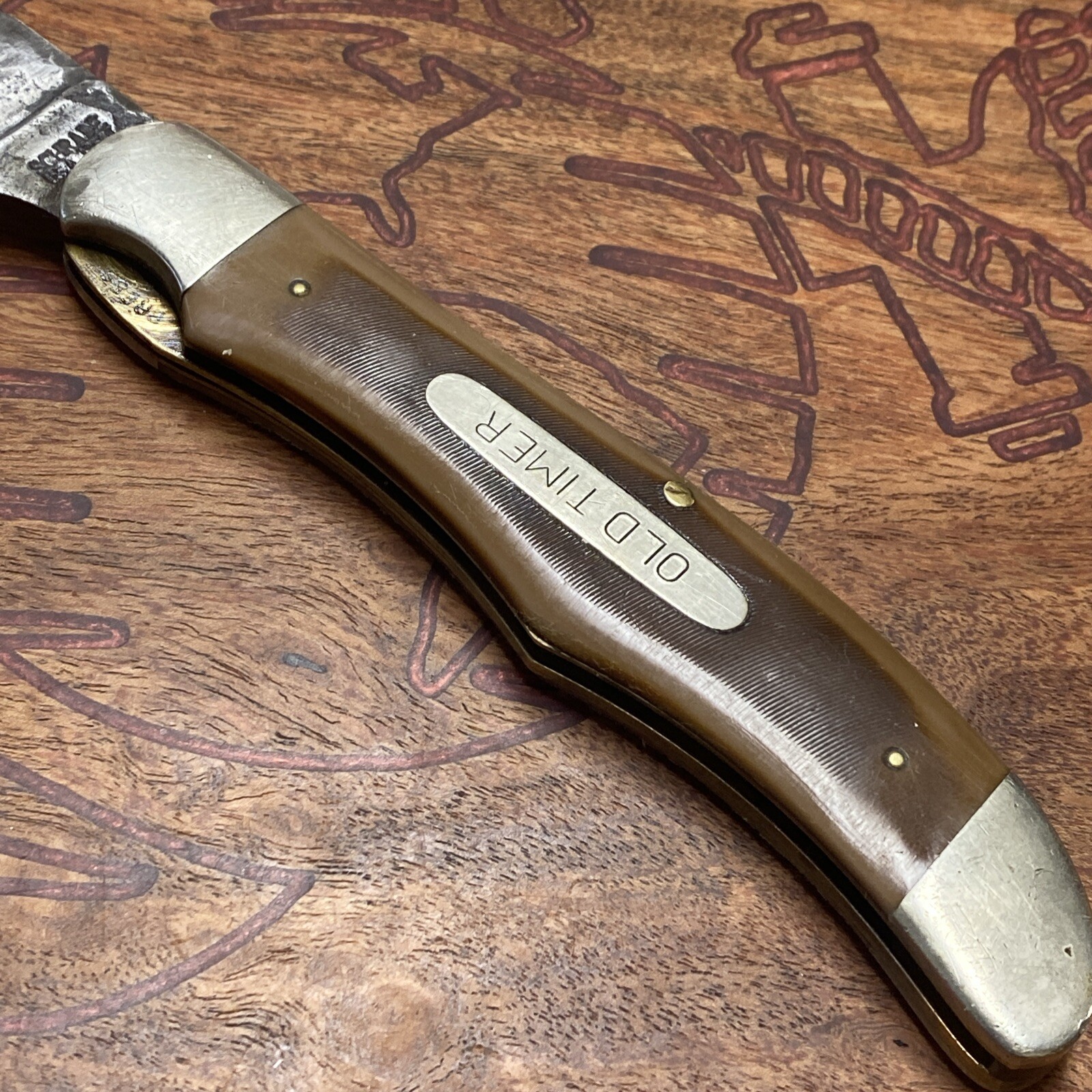 RARE/DISCONTINUED/VINTAGE Schrade Old Timer USA 1250T Folding Knife | eBay