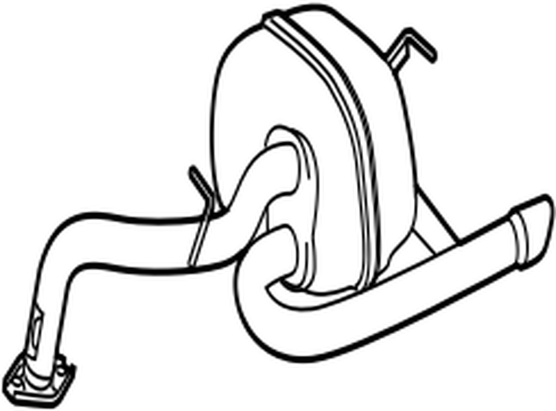 17430-21502 Toyota Pipe assy, exhaust, tail 1743021502, New Genuine OEM ...