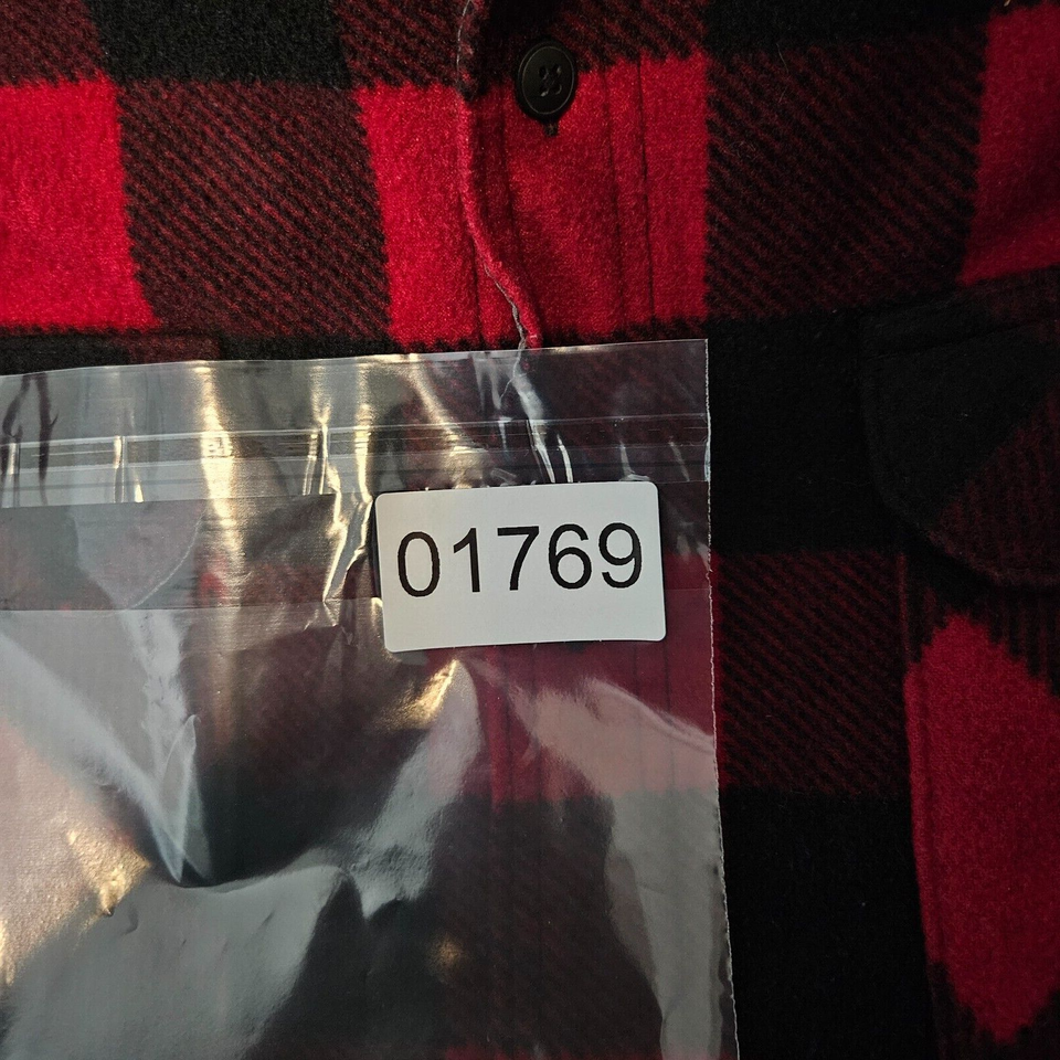 Wrangler Premium Quality Men's 2XL Heavy Flannel Shirt Red Plaid Long ...