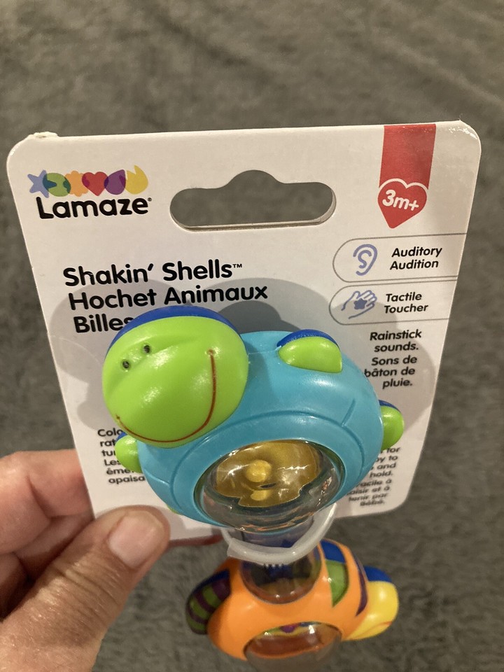 Lamaze Shakin' Shells Animal Interactive Sensory Rattle - NEW! | eBay