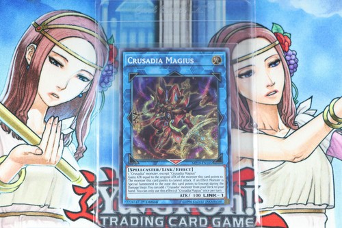 Yugioh Crusadia Magius MP19-EN105 1ST Edition Prismatic Secret Rare | eBay