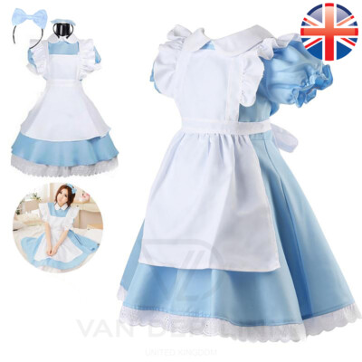 VDL Van Der Linn Adult Alice In Wonderland Costume Book Day 7 Sizes ...
