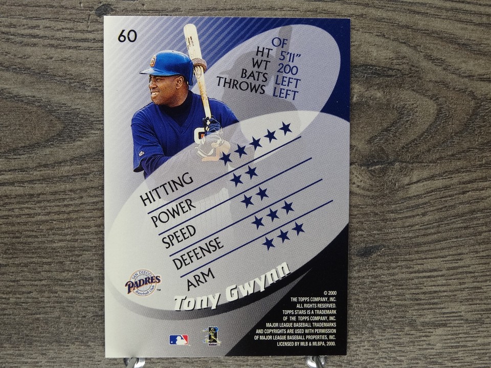 2000 Topps Stars #60 Tony Gwynn | eBay