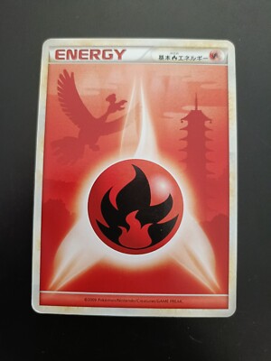 Ho-Oh Fire Energy _ Japanese _ Excellent _ 2009 _ Pokemon Card | eBay