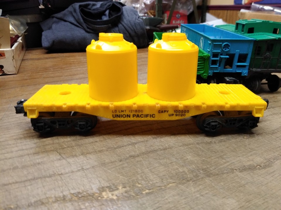 Vtg Lionel 8141 PRR Locomotive Tender 4 Car Train Set w/Light Smoke ...