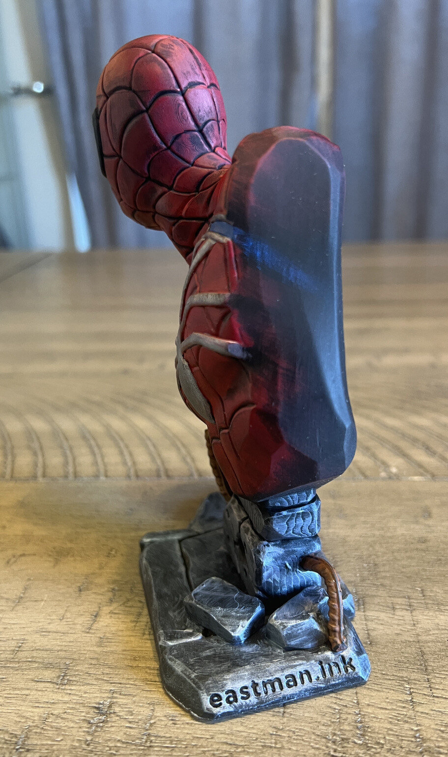 Spiderman Bust 3D Printed Custom Painted Designed By Eastman 3D | eBay