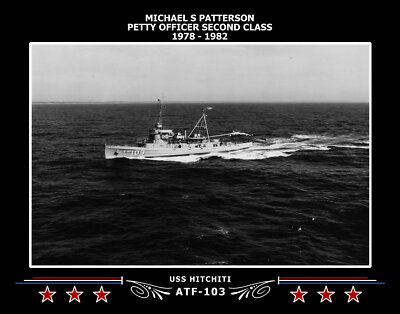 Navy Emporium USS Hitchiti ATF-103 Canvas Photo Print 110ATF103 | eBay