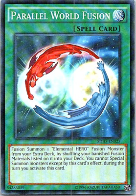 Parallel World Fusion SDHS-EN025 Yu-Gi-Oh! Light Play Unlimited | eBay