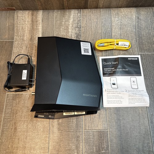 NETGEAR Nighthawk AX6 CAX30 AX2700 WiFi 6 Cable Modem Router Open Box ...