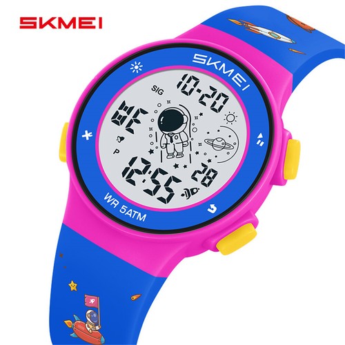 SKMEI Kids Watch Lovely Cartoon LED Watch Child Gift Boy Girl Digital ...