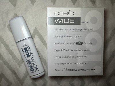 Single WIDE Copic marker (C3) cool grey | eBay