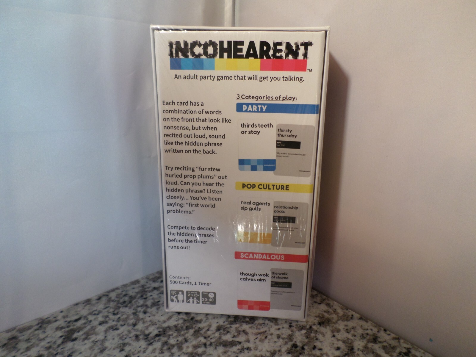 What Do You Meme? Incohearent Incoherent Adult Party Board Game ...