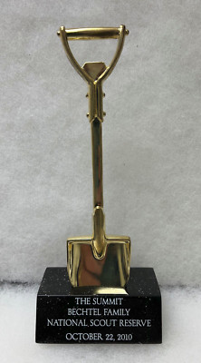 The Summit Bechtel National Scout Reserve Groundbreaking 2010 Shovel ...