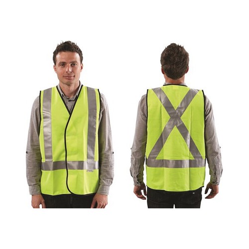 Fluoro Yellow Safety Vest Night Use | eBay Australia